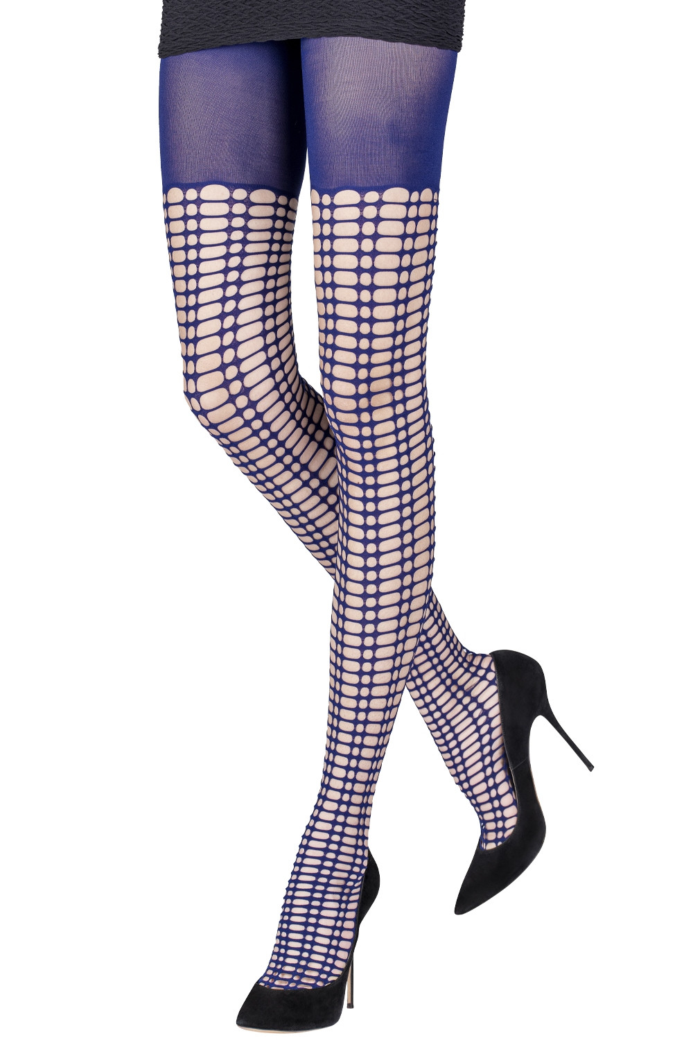 ILLUSION OVERKNEE GRID TIGHTS